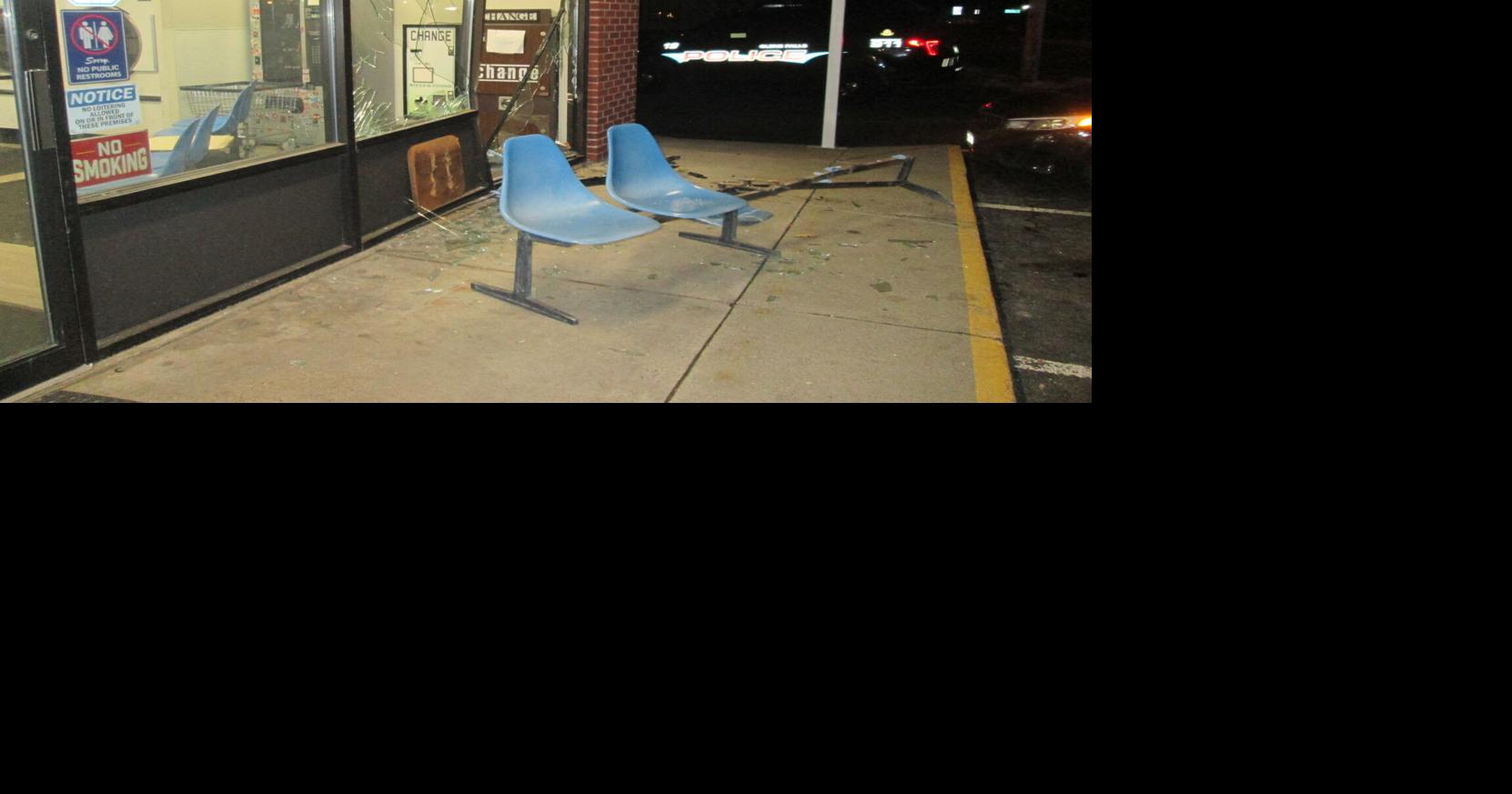 Dwai Crash In Glens Falls Breaks Laundromat Window