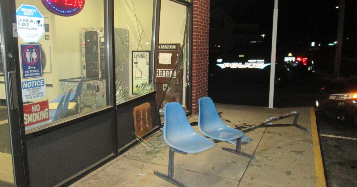Dwai Crash In Glens Falls Breaks Laundromat Window