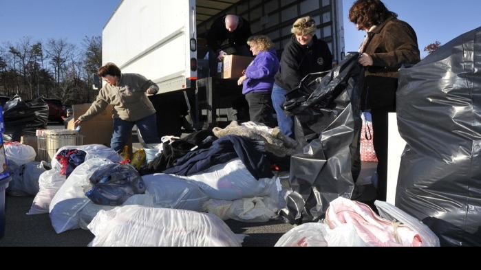 Local people pile up donations for storm families | Local | poststar.com