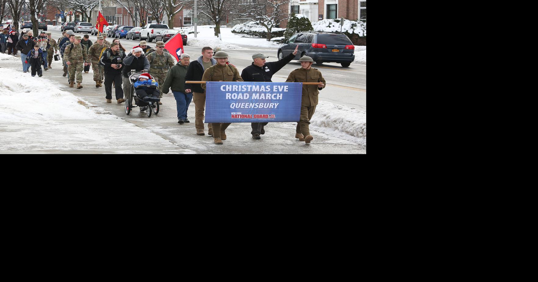 Christmas Eve Road March begins at 9 a.m. Monday