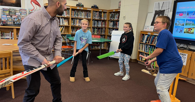 Granville teacher brings love of cricket to the classroom