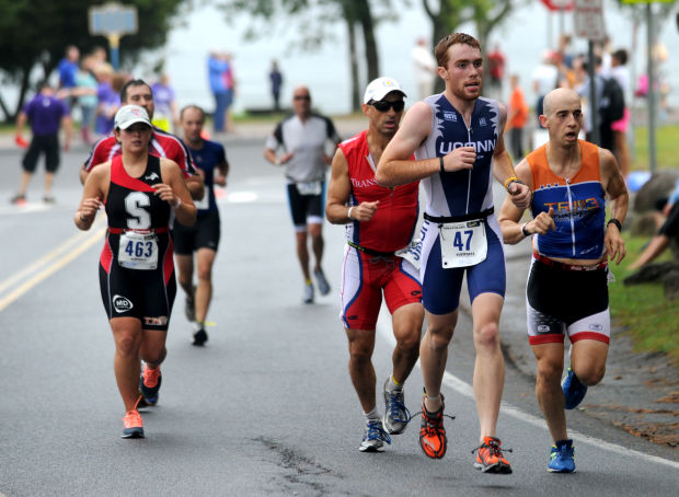 Triathlon brings athletes by the hundreds