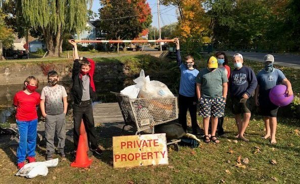 Hometown: Boy Scouts clean up along Feeder Canal