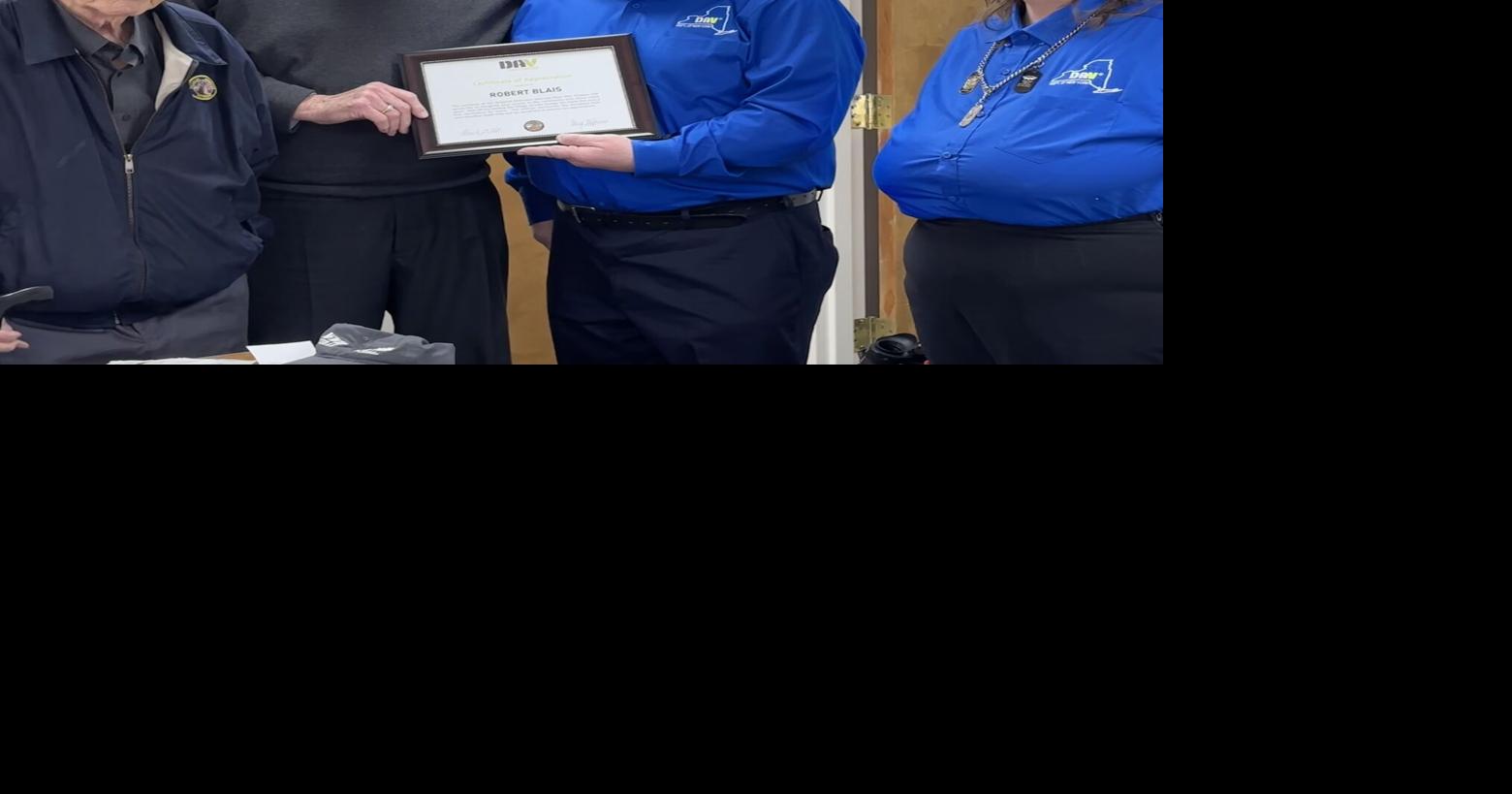 Disabled American Veterans honor Lake George Mayor Bob Blais