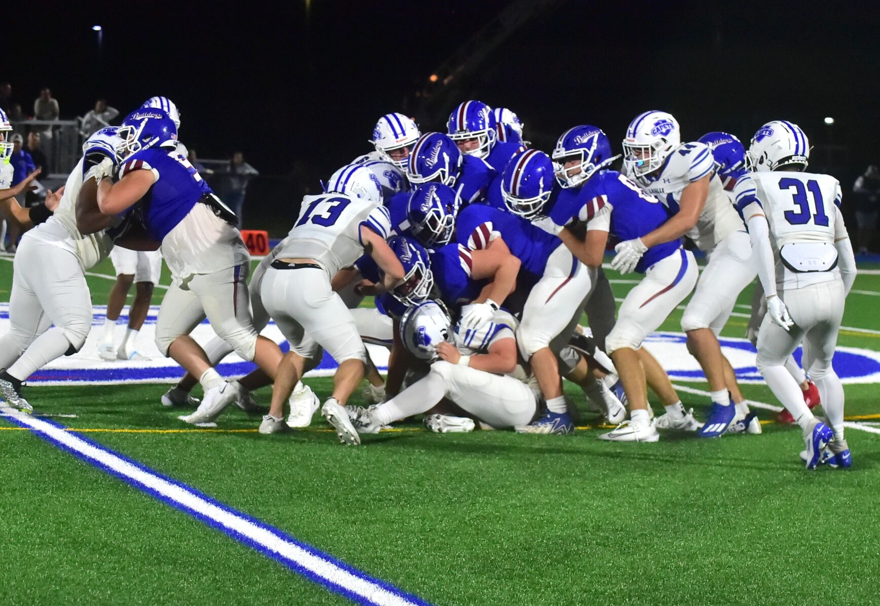 Simione, French provide spark to lead South High to win