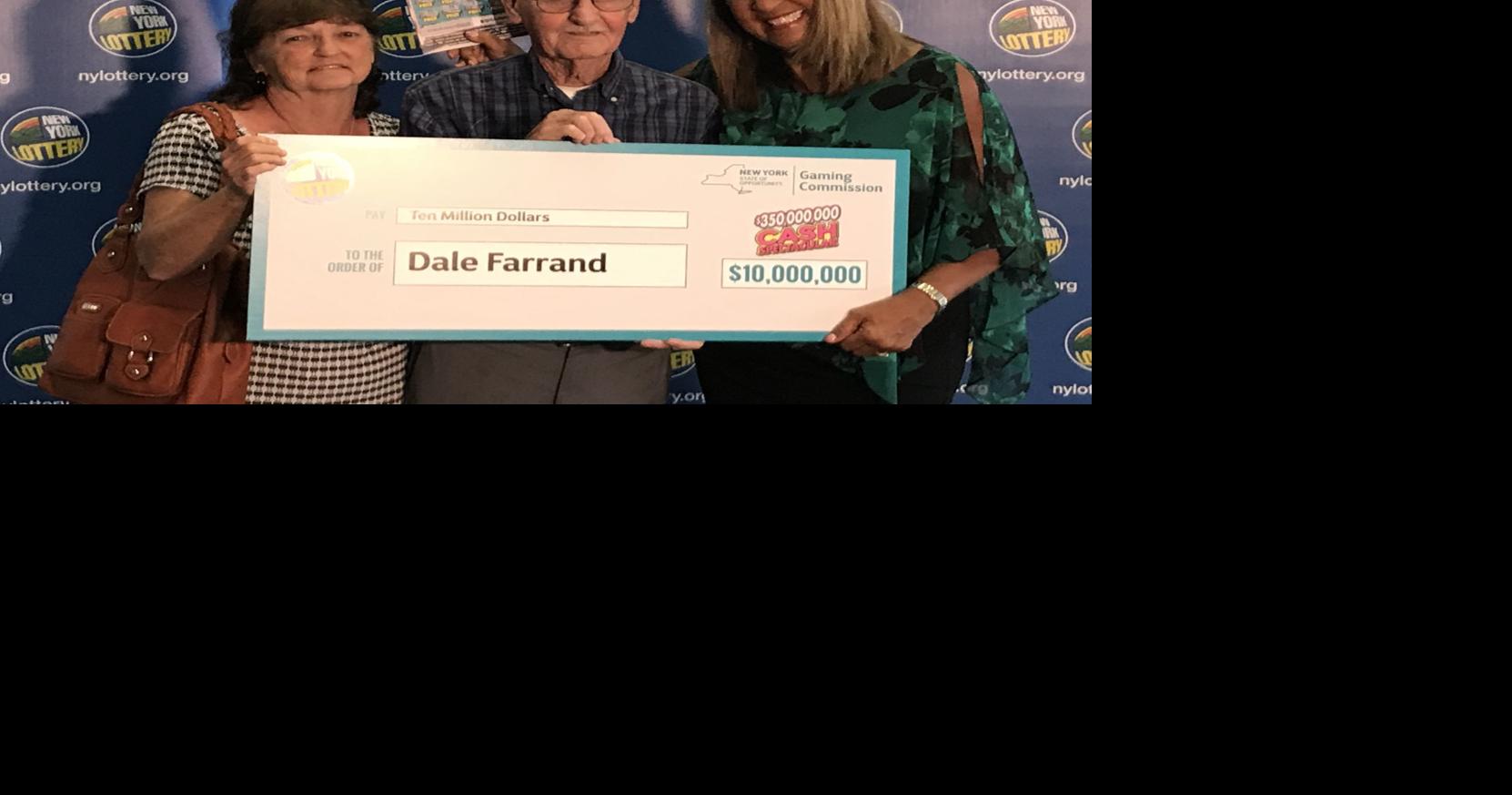 Fort Edward lottery winner claims his prize