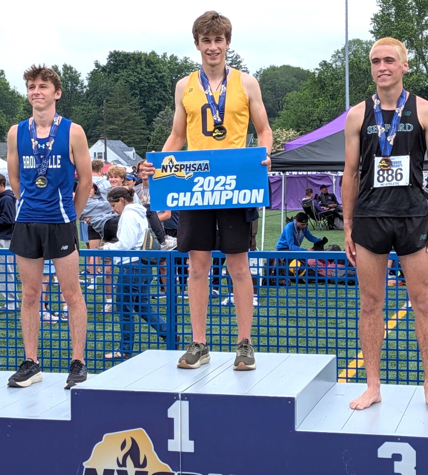 Queensbury's Liam Davidson captures state steeplechase title
