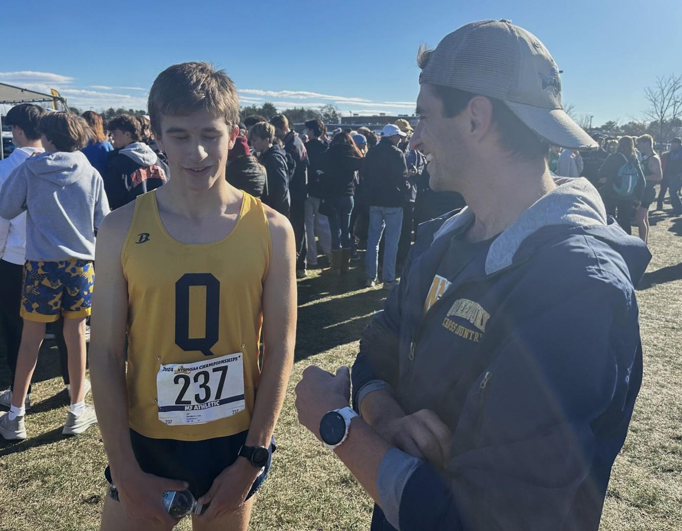 Queensbury's Liam Davidson finishes third at state meet