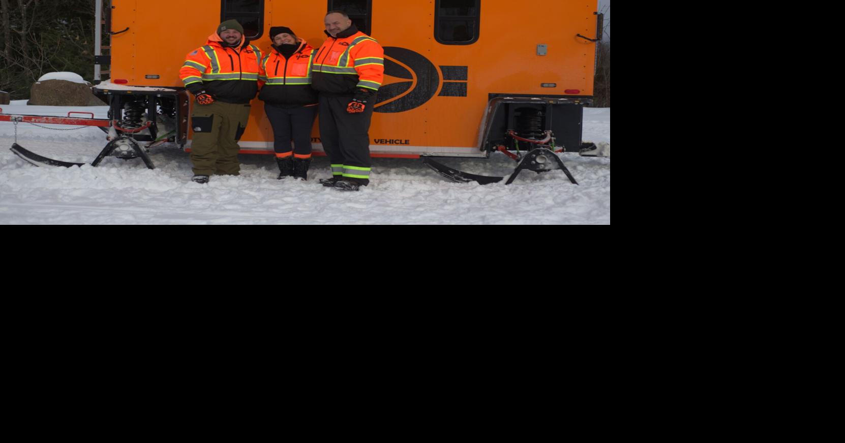 Dan Tuller STELLA snow rescue sled South Warren Snowmobile