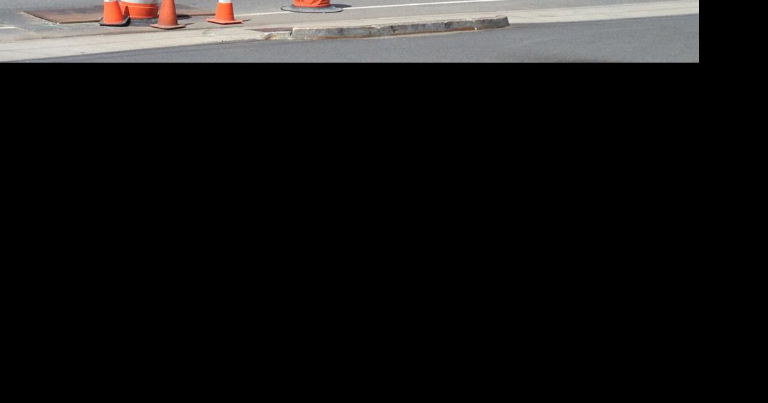 Sewer pipe undermining road