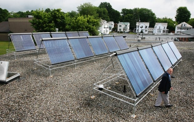 Soak up the sun: Hospital shows off solar energy project