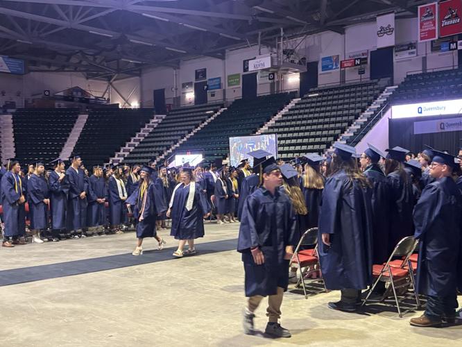 Queensbury High School graduation ceremony