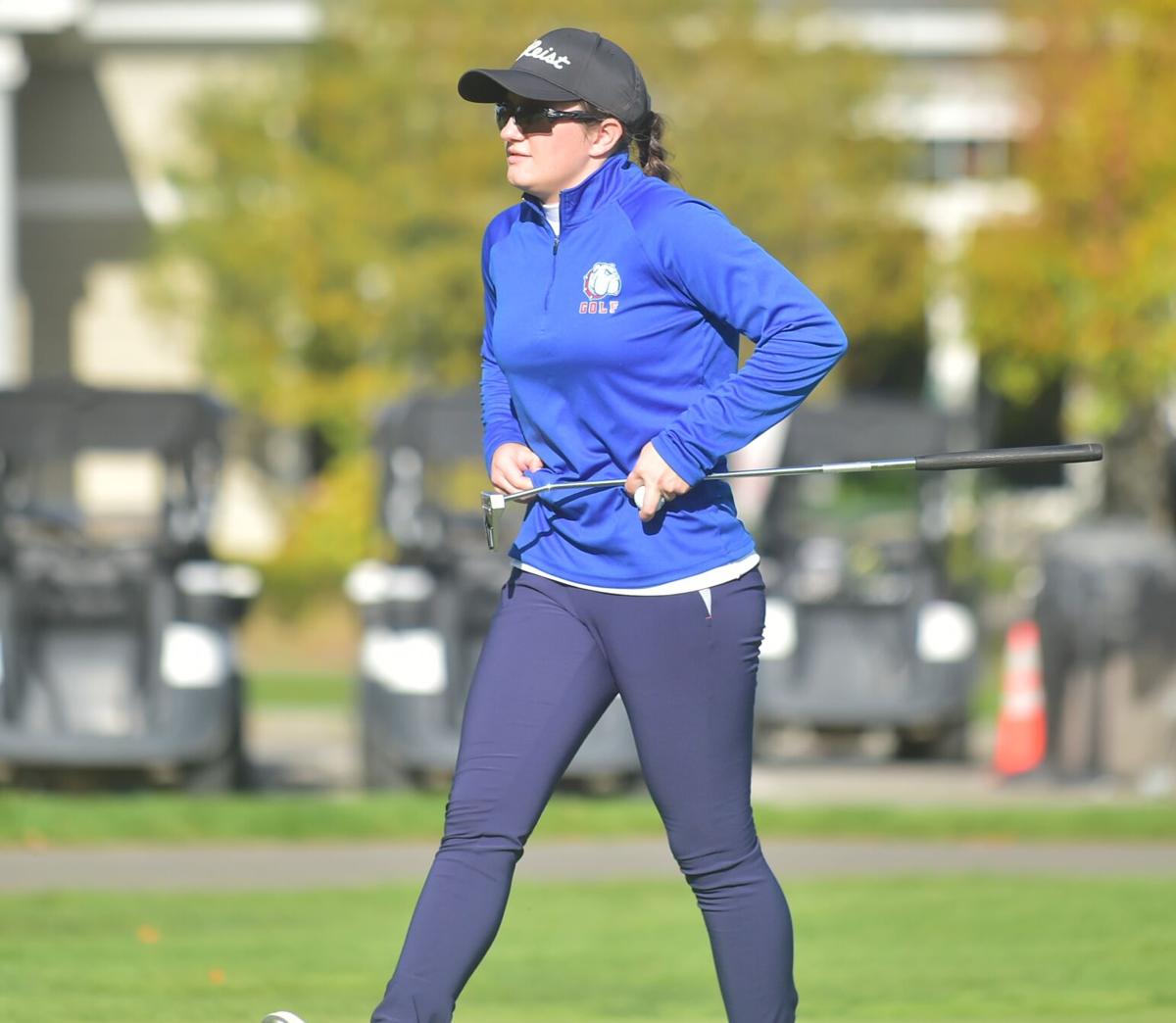South High's Hayden Knapp in second place in State Girls Golf Championship