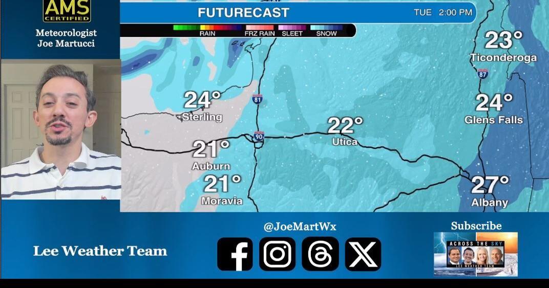 Upstate NY Snow Forecast: Accumulating Snow and Gusty Winds