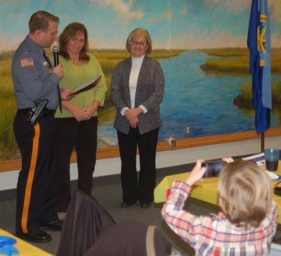 Middle police honor their own