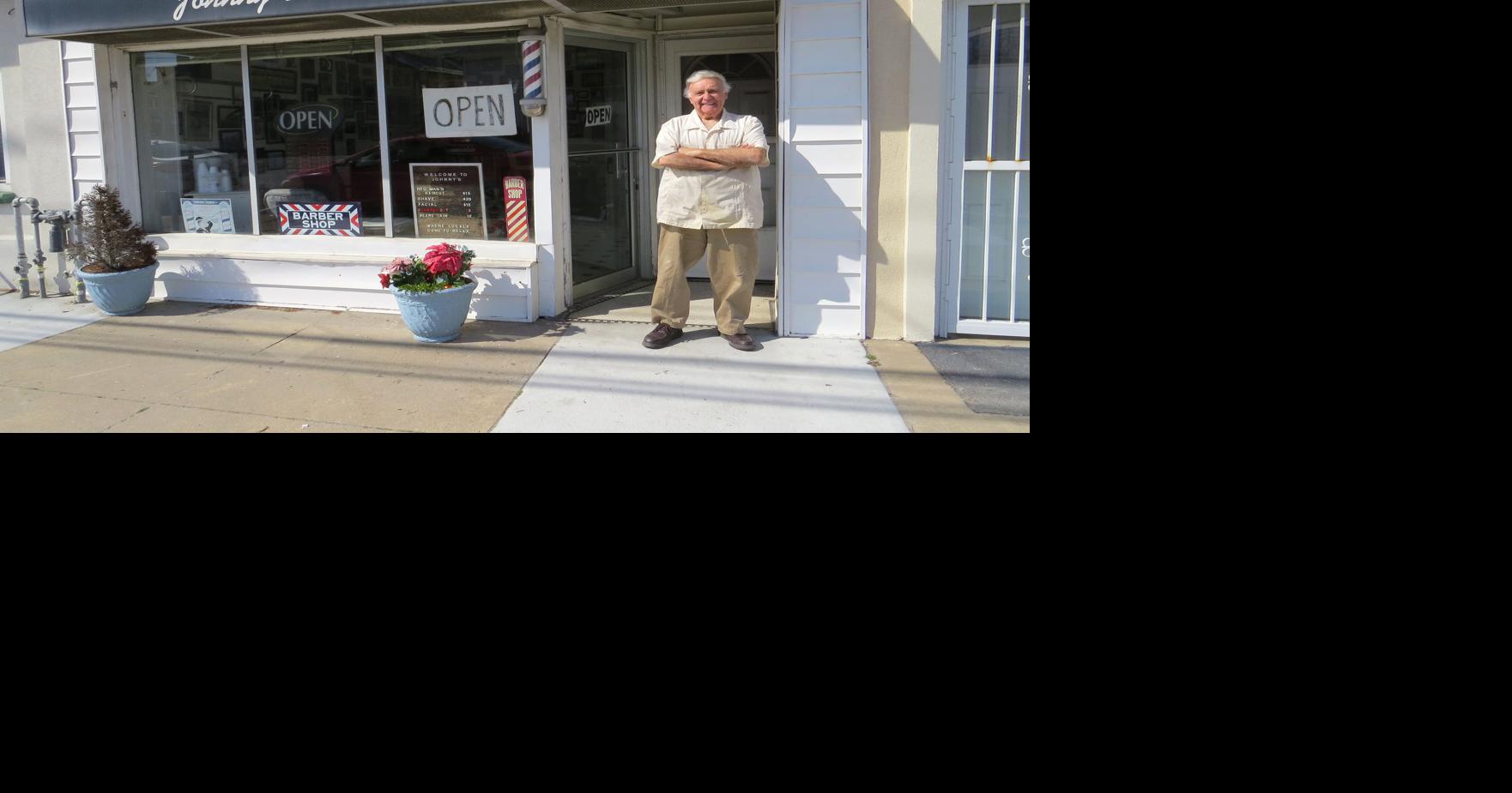 Johnny the Barber offers shave and a haircut and two bits of Atlantic ...
