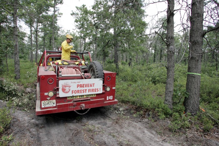 Bass River Township forest fire about 80 percent contained, but hot ...