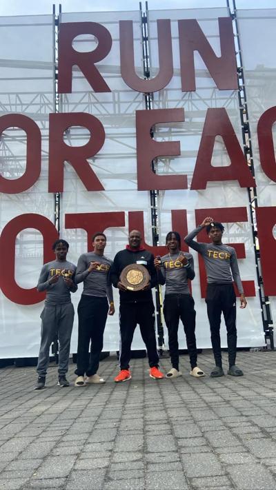 9. ACIT 4x400-meter relay team: