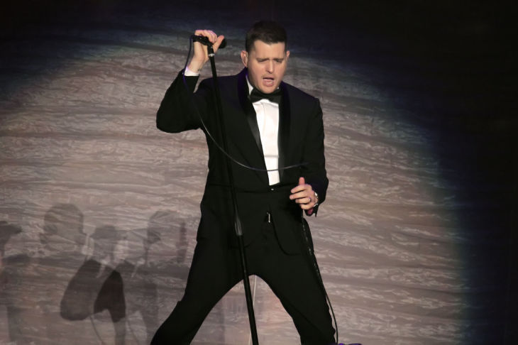 Michael Bublé has taken the stage at Boardwalk Hall.