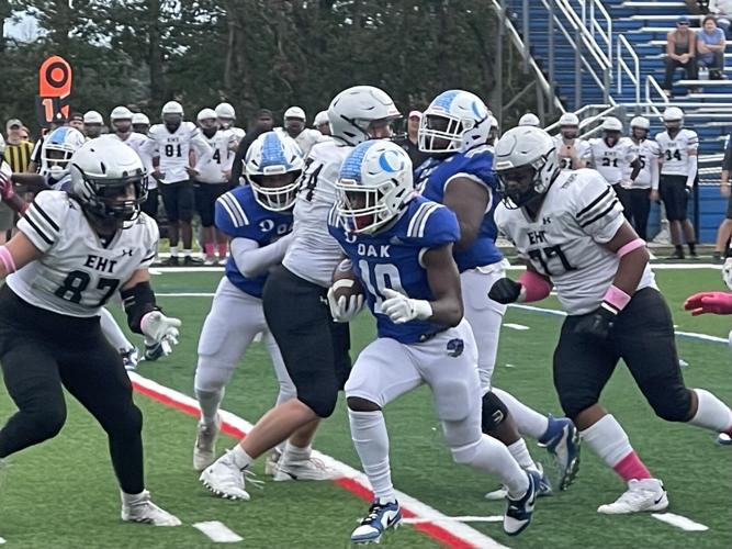 Oakcrest forces seven turnovers in win over EHT