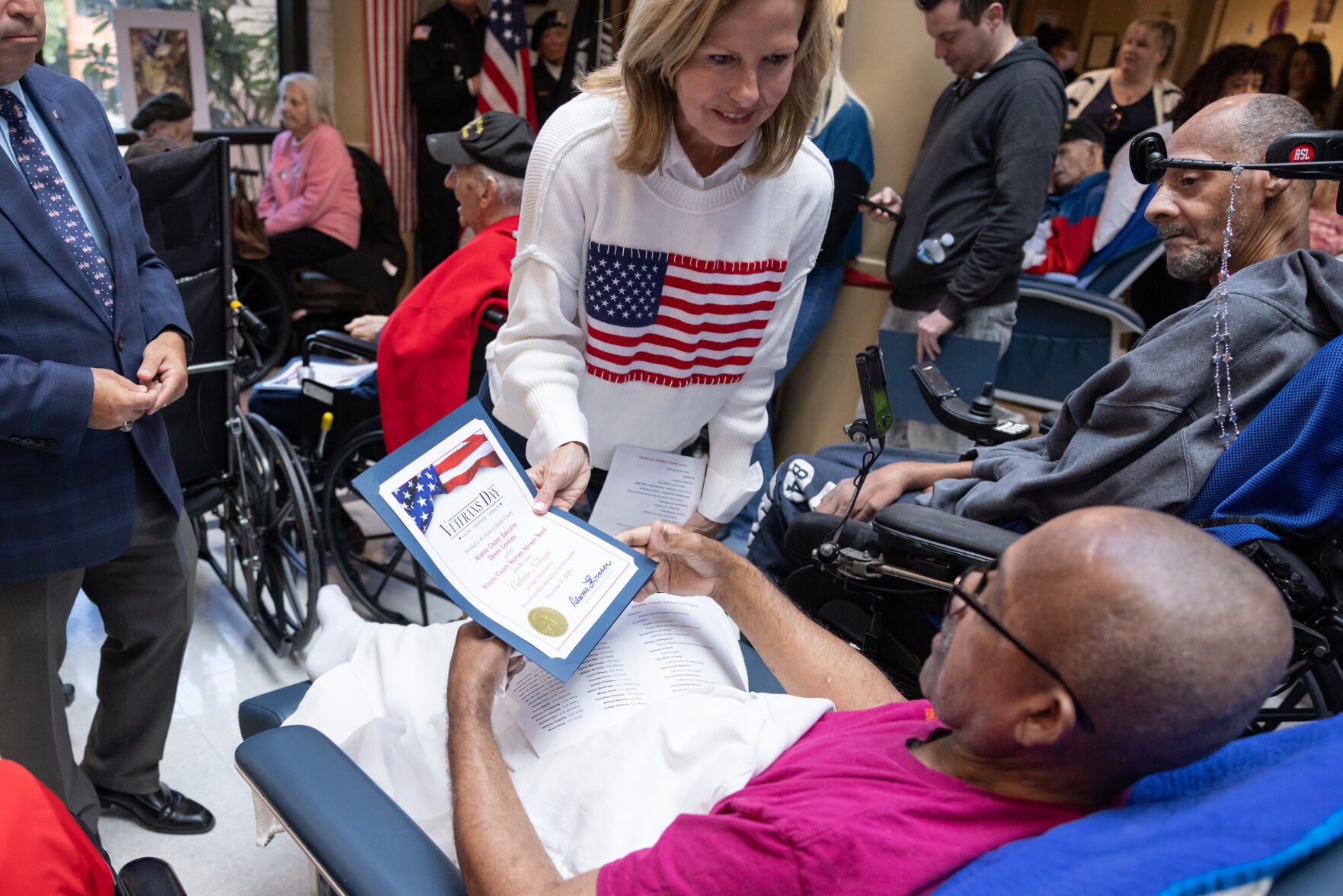 Atlantic County honors veterans at nursing home