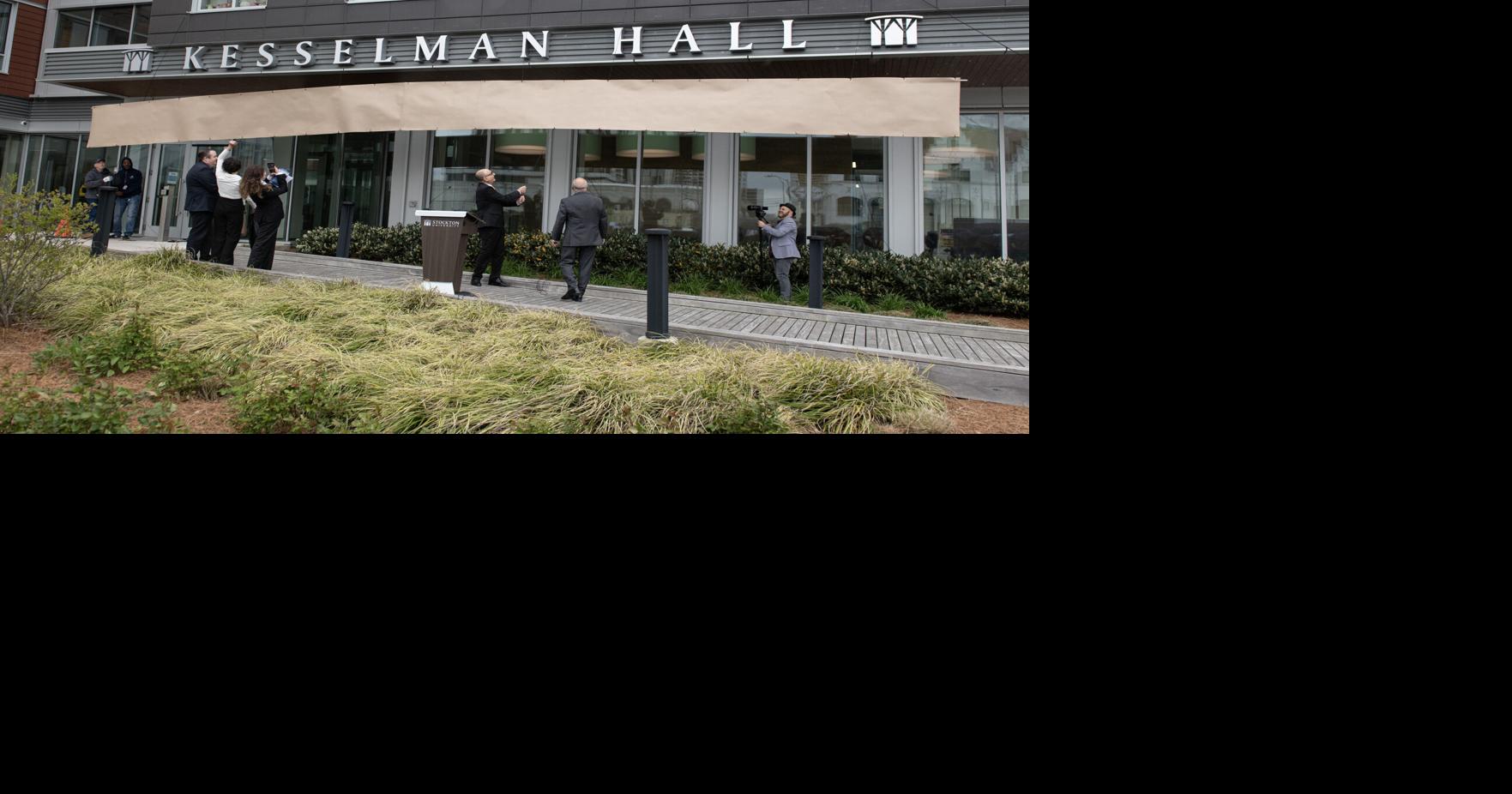 Stockton names residence hall after outgoing President Kesselman