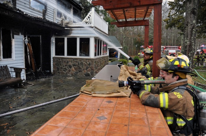 Fire damages house on East Glory Road in Galloway Township