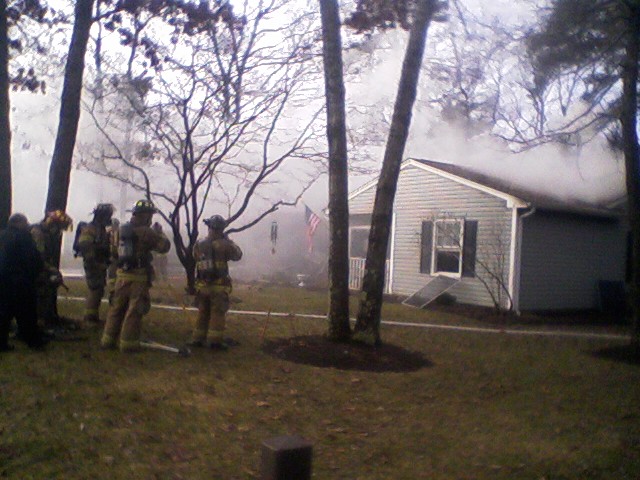 Galloway Township fire damages home