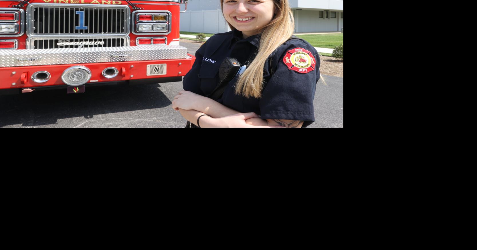 Vineland's first female career firefighter off to bright start