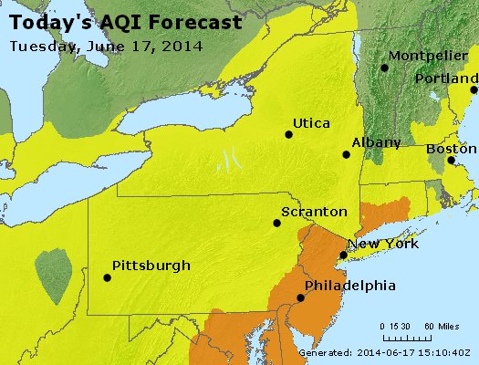 New Jersey sees first air quality issues of season