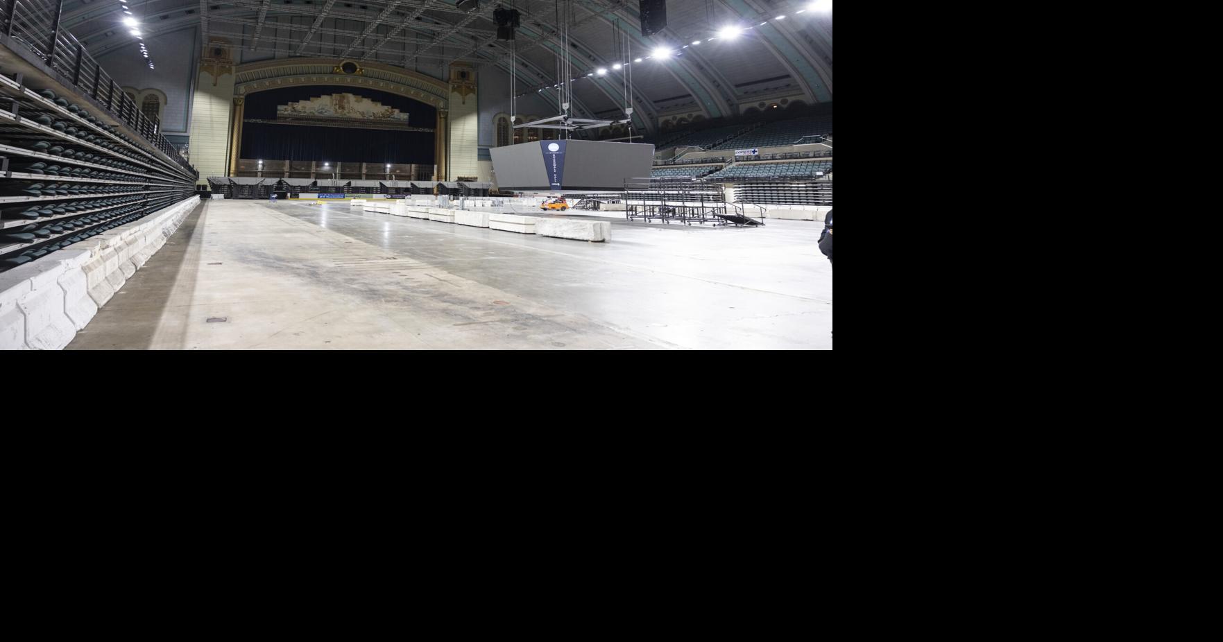 GALLERY: Indoor auto racing setup at Boardwalk Hall