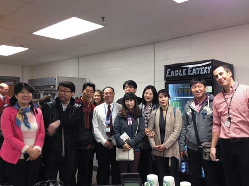 Eagle Enterprises at EHTHS gets visitors from afar