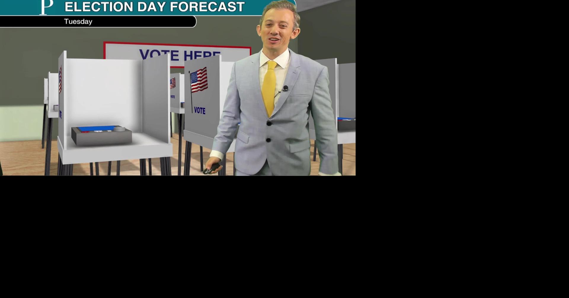 Your warm Election Day forecast with Meteorologist Joe Martucci