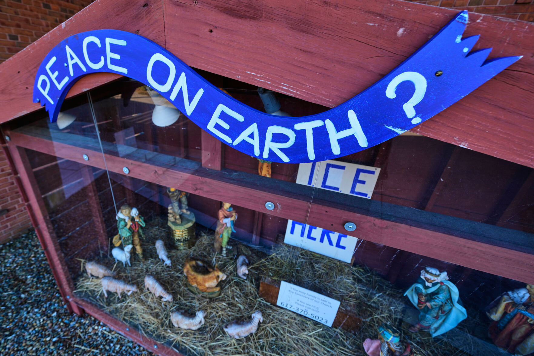 Churches protest ICE with Nativity scene additions