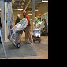 Revel casino's first slot machines arrived as sun rose Wednesday