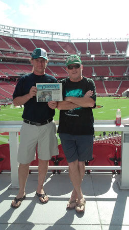 Catching an Eagles game in San Francisco