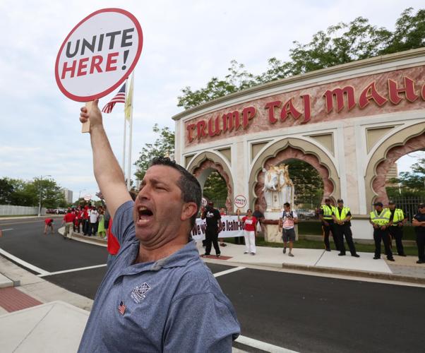Local 54 members protest, get arrested outside Taj Mahal