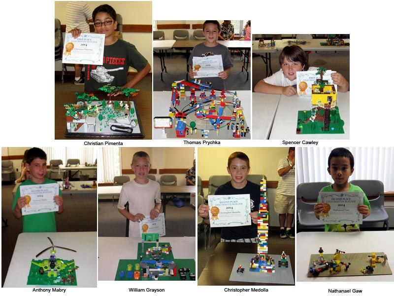 Lego contest winners announced