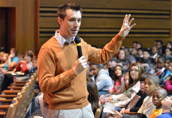 Author of 'Lunch Lady' children's book series visits students at George ...