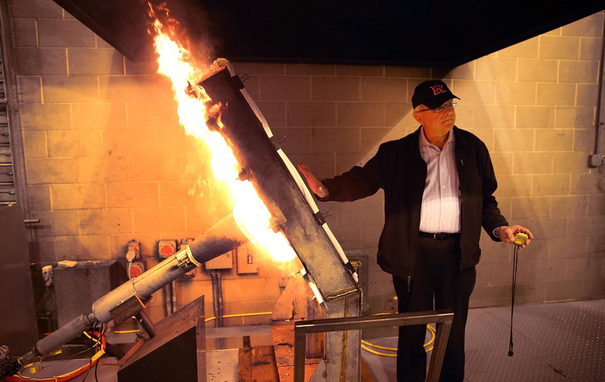 Aviation Flammability Tests at FAA Tech Center, EHT