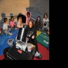 Hamilton Township students learn about moon, planets inside inflatable ...