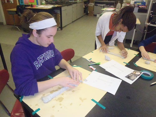 Students relate current genocides to Holocaust