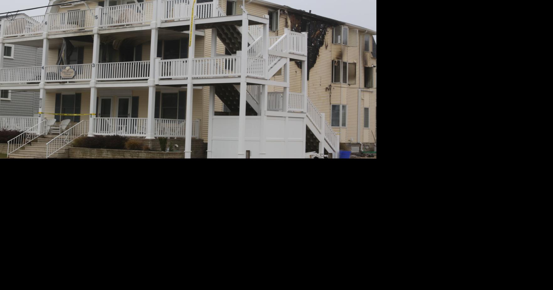 Cape May County officials investigate condo fire in Stone Harbor
