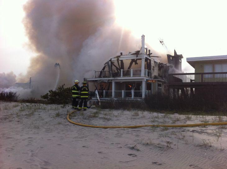 Sea Isle City Beach Fire