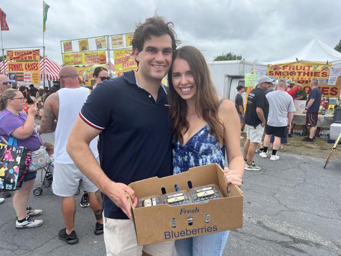 Rain doesn't stop annual Red, White, and Blueberry Festival