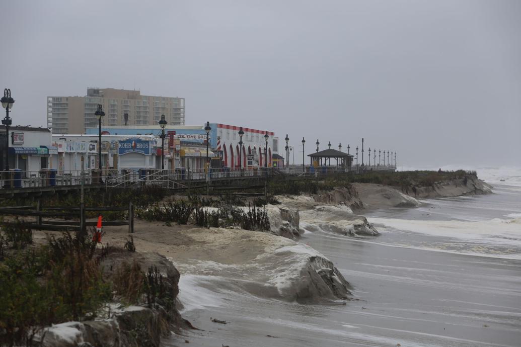 Nor'easter drives ocean surge, beach erosion along NJ shore
