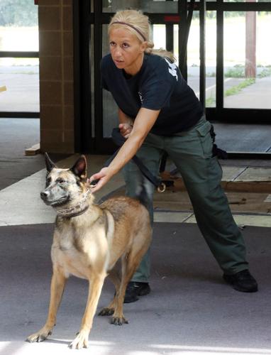 Policewomen and their K-9s take a bite out of crime