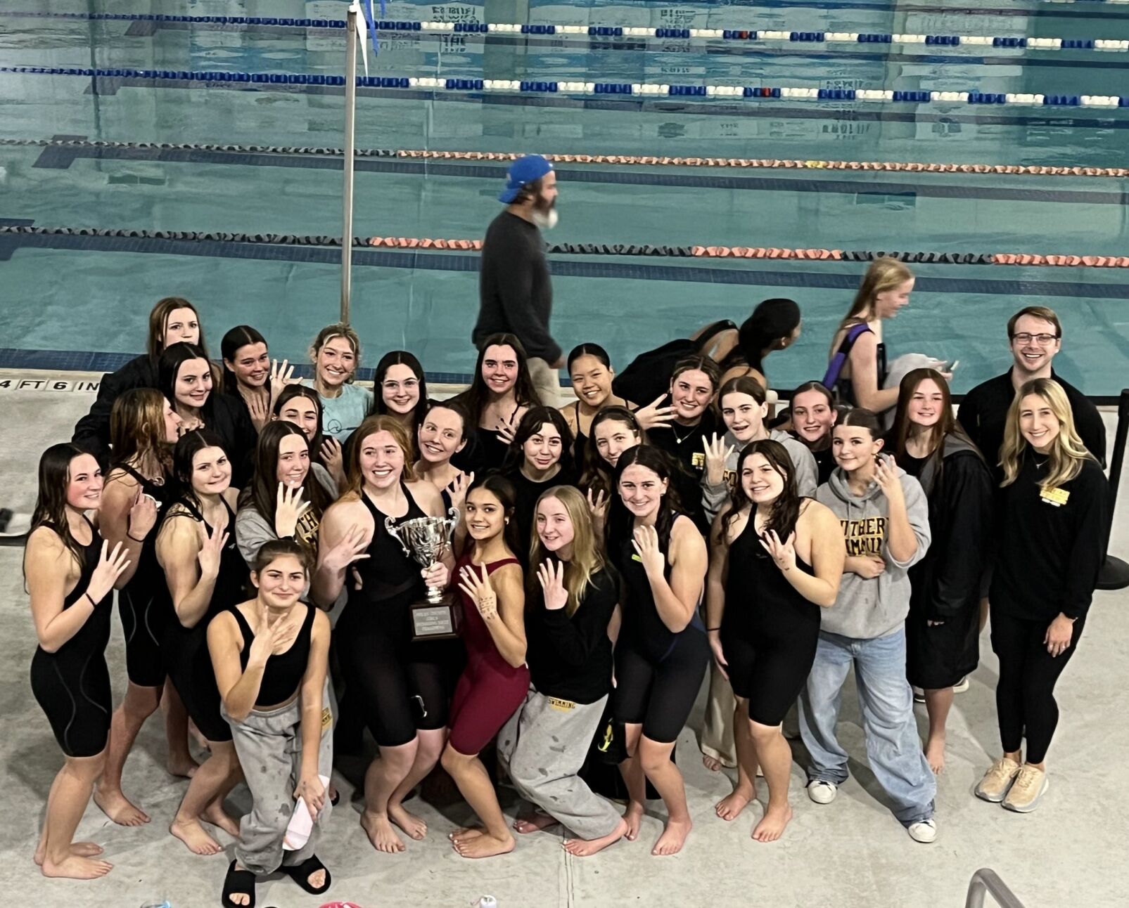 Southern Regional girls swimming team wins first-round meet