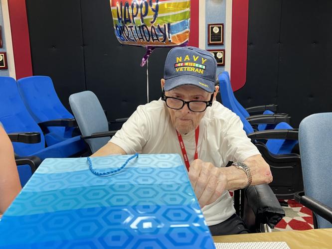 World War II veteran celebrates 100th birthday