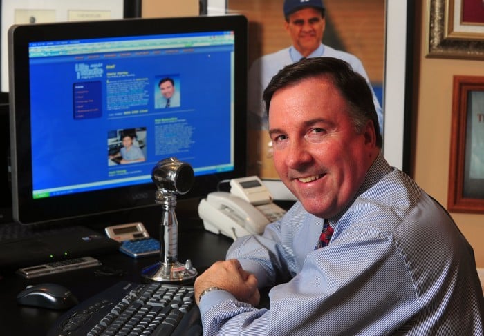 Radio host Harry Hurley takes to the greens to help out